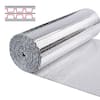 Pro Space 48 in. x 25 ft. Radiant Barrier Double Bubble Aluminum Foil ...