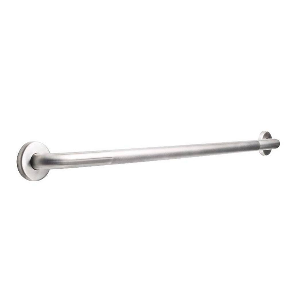 Grabcessories 48 in. x 1.5 in. Concealed Screw Grab Bar With Peened ...