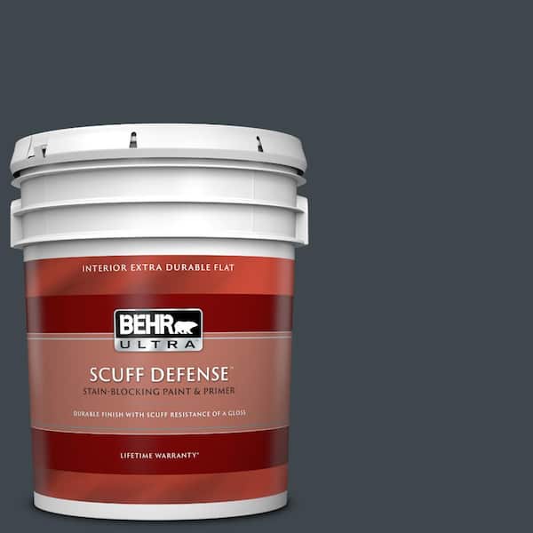 BEHR ULTRA 5 gal. #PPU25-23 Winter Way Extra Durable Flat Interior ...