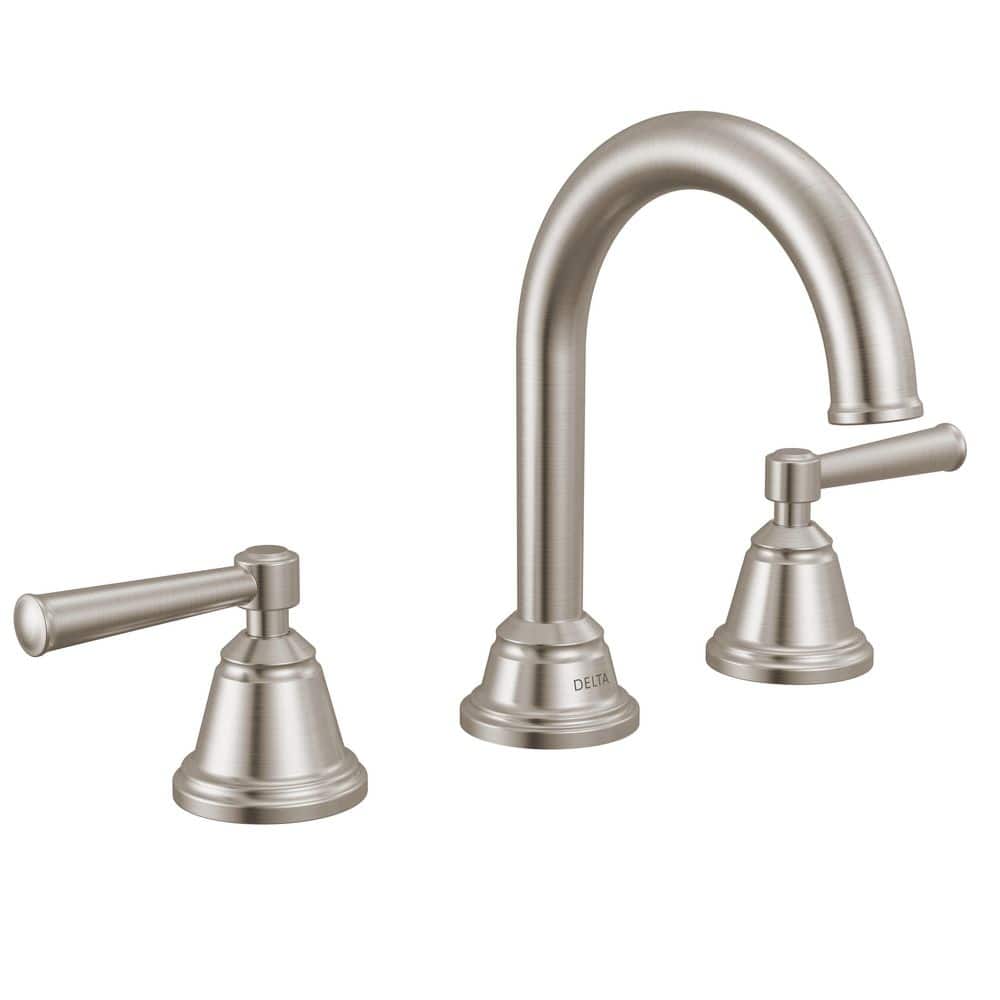 Delta Foundations Design Series Traditional 8 in. Widespread 2 Handle ...