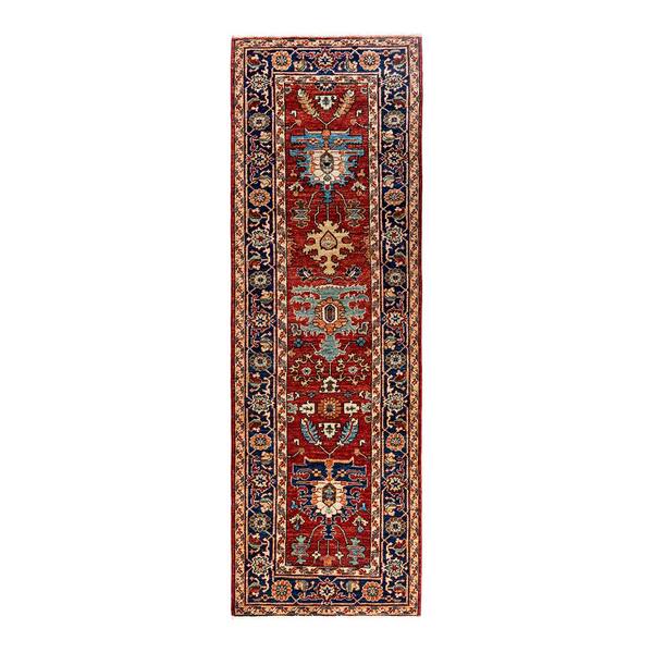 Solo Rugs Serapi Red 2 x 8 Tribal Wool Indoor Area Rug M1993-244 - The ...