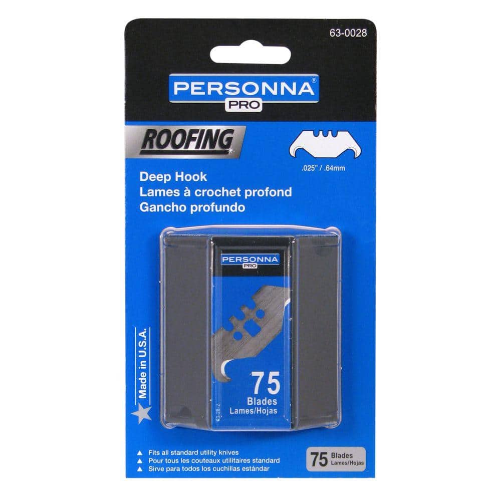Personna Deep Hook Blade Dispenser (75-Pack) 63-0028-0000 - The Home Depot