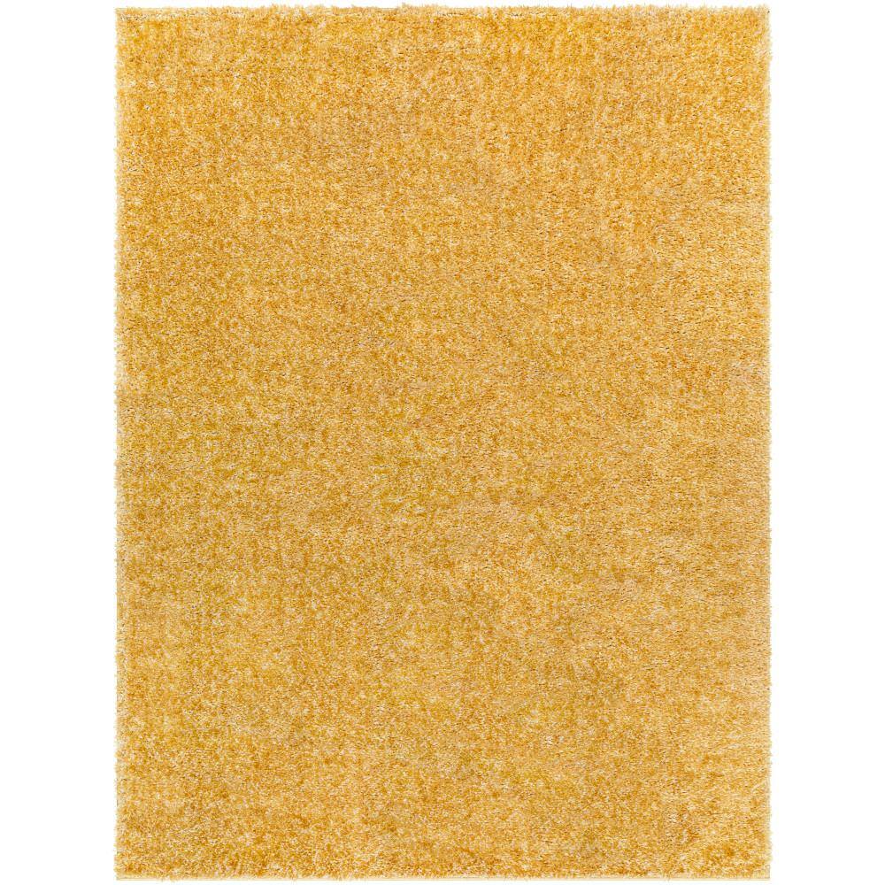 Livabliss Cloudy Shag Yellow 5 ft. x 7 ft. Solid Indoor Area Rug ...