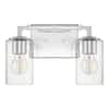 Home Decorators Collection Helenwood 12.75 in. 2-Light Chrome Bathroom ...