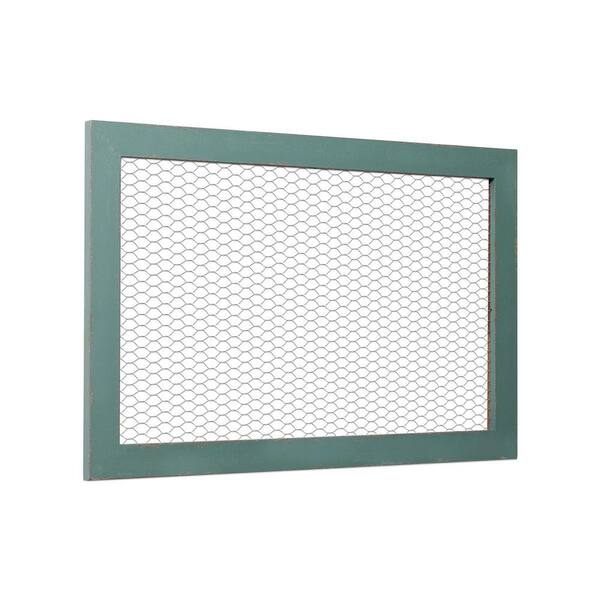 18 in. x 29 in. White Wood Framed Wire Memo Board HDBLTM88GY - The Home ...