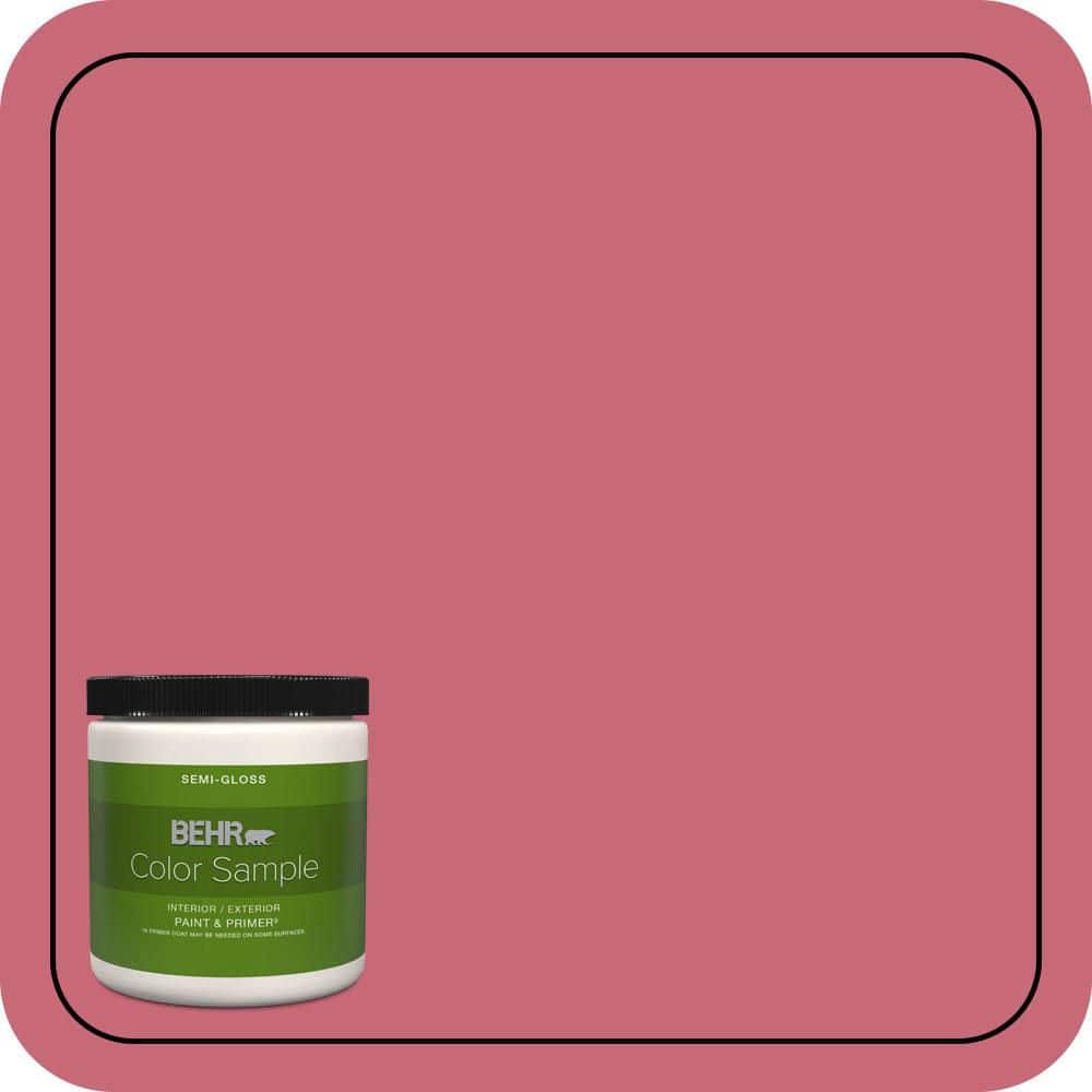 BEHR PREMIUM PLUS 8 oz. #P140-5 Lovebirds Semi-Gloss Interior/Exterior ...