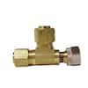 Everbilt 3/8 in. OD Compression Brass Tee Fitting 800609 - The Home Depot