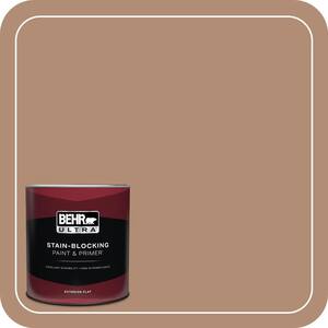 BEHR DYNASTY 1 gal. #ECC-63-3 Homeland Flat Exterior Stain-Blocking ...