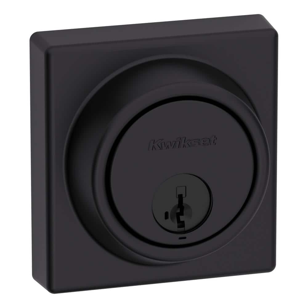 Reviews for Kwikset 816 Square Key Control Matte Black Single-Cylinder ...