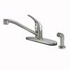 WASSERMAN FAUCETS Single Handle Traditional Spout Kitchen Faucet with ...