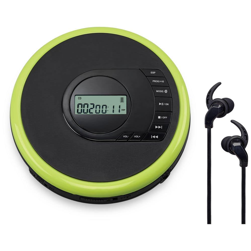 iLive Portable CD Player with Bluetooth IPCB633GN - The Home Depot