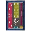 Mohawk Home Gymnastics Fun Multi 5 ft. x 8 ft. Whimsical Area Rug ...