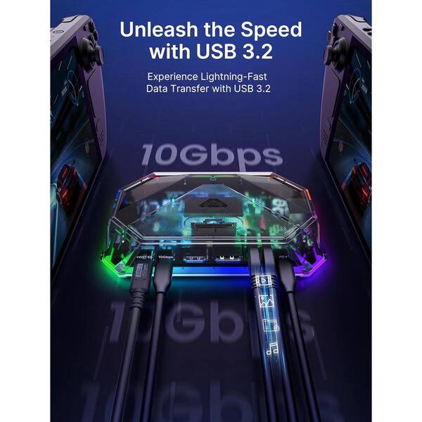 7-in-1 Aluminum Dock For Steam Deck Benazcap 7-in-1 Aluminum Docking ...