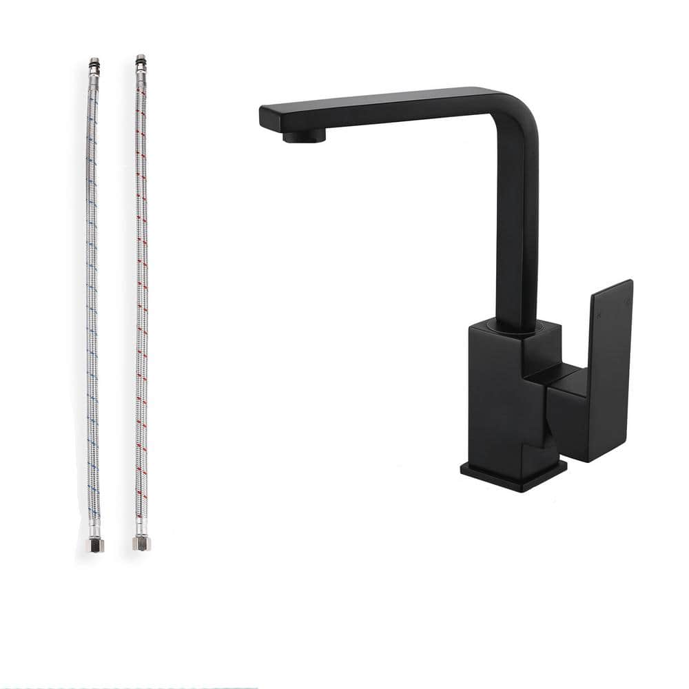 ALEASHA Single Handle Bar Faucet in Matte Black AL-1A23B - The Home Depot