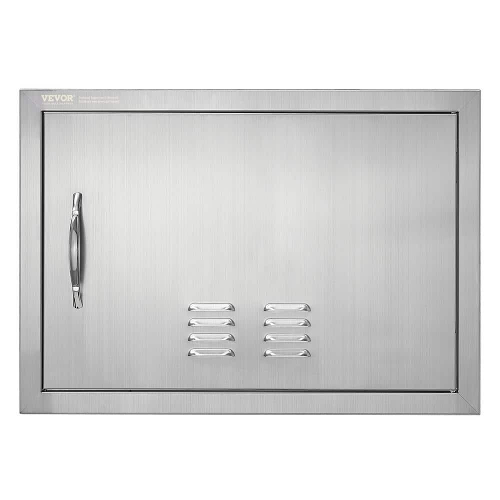 VEVOR 24 in. W x 17 in. H Single Outdoor Kitchen Door BBQ Access Door ...