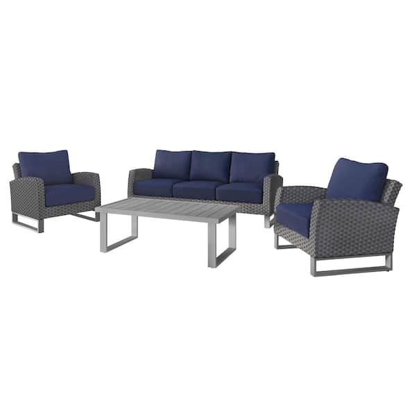 NEW CLASSIC HOME FURNISHINGS New Classic Furniture Fiji 4-Piece Wicker ...