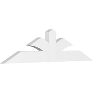 Ekena Millwork Portland 48 in. W x 12 in. H x 2 in. D Signature ...