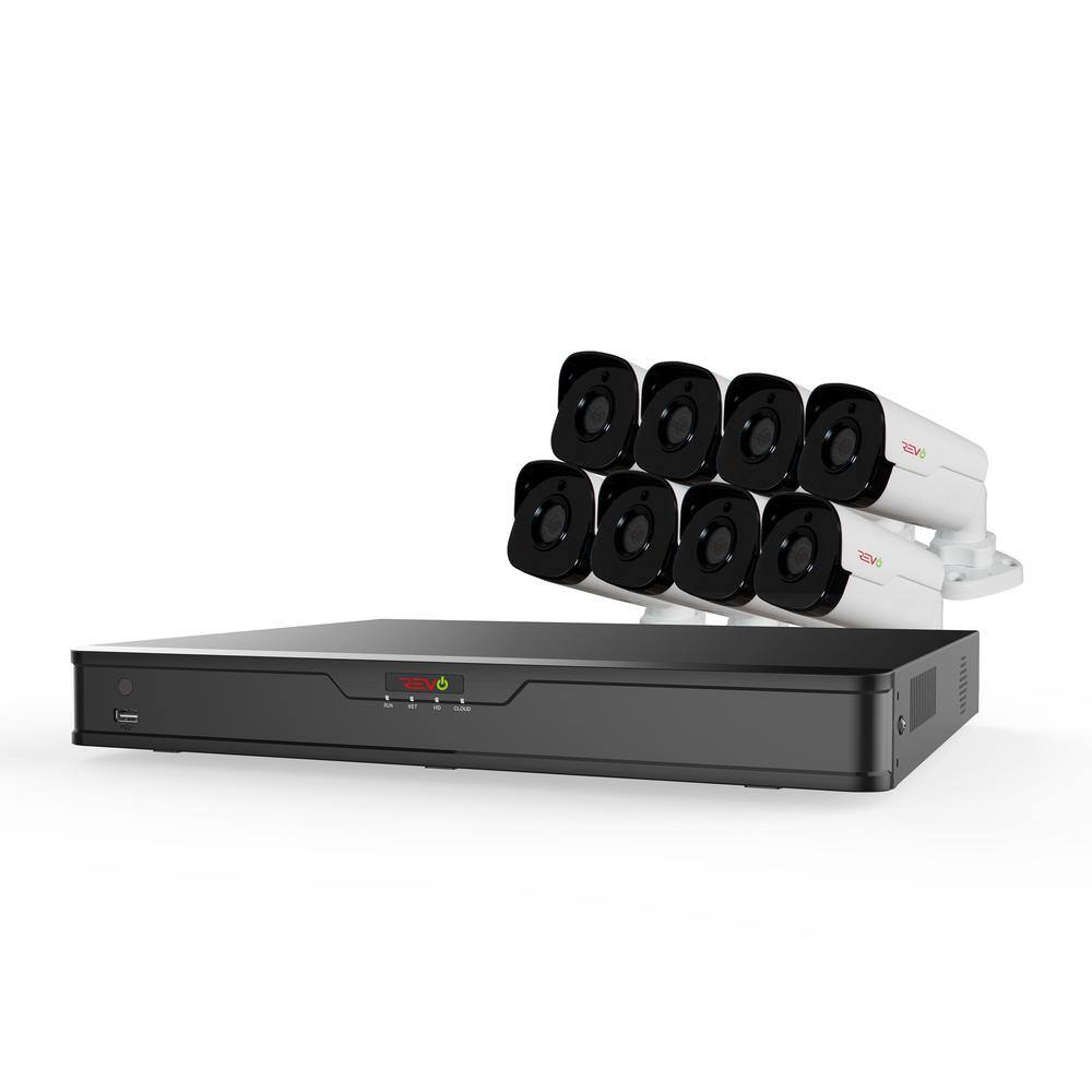 Revo Ultra 4K HD 16-Channel 3TB NVR Surveillance System with 8 4 ...