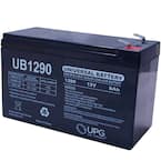 UPG 12-Volt 7 Ah F1 Terminal Sealed Lead Acid (SLA) AGM Rechargeable ...