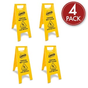 BANANA CONE Wet Floor Sign, Caution (Case of 6) SAFETYSIGN - The Home Depot