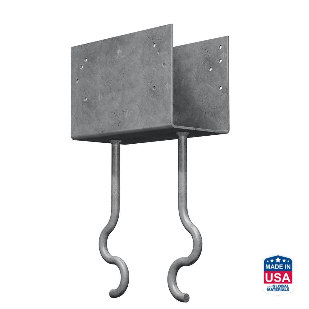 Simpson Strong-Tie CCQM Column Cap for 5-1/2 in. Beam, with Strong ...