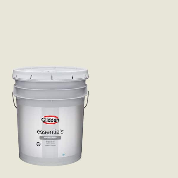 Glidden Essentials 5 gal. PPG1114-1 Featherstone Flat Interior Paint ...