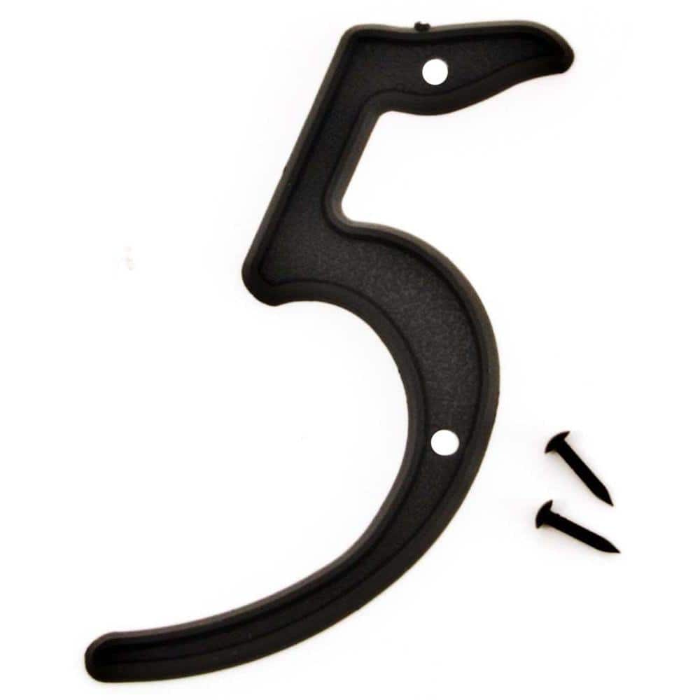 HY-KO 4 in. Plastic Number 5 PN-29/5 - The Home Depot