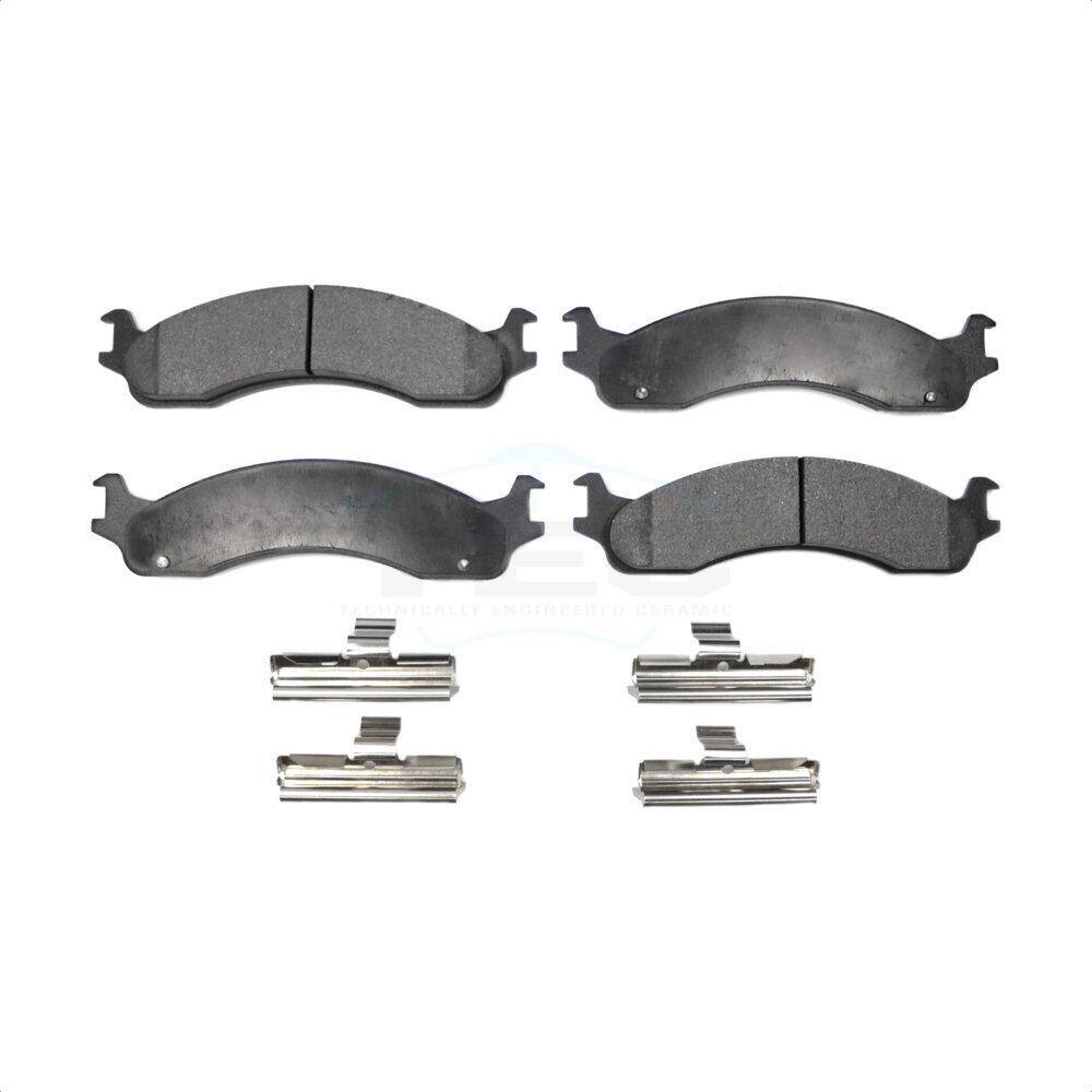 TEC Front Ceramic Disc Brake Pads For Ford Dodge E-350 Super Duty Ram ...