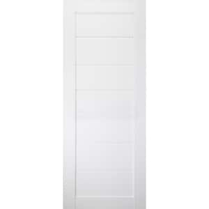 CODEL DOORS 36 in. x 96 in. 1-Panel Wood Core White Primed Smooth MDF ...