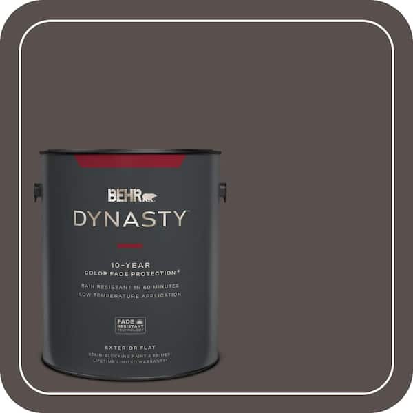 BEHR DYNASTY 1 gal. #ECC-41-2 Willow Wood Flat Exterior Stain-Blocking ...