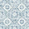 InHome Blue Talavera Tile Peel and Stick Wallpaper Sample NH3763SAM ...