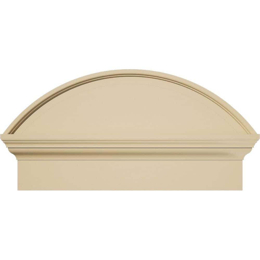 Ekena Millwork 24-in W x 12-7/8-in H x 2-3/4-in P Segment Arch Smooth ...