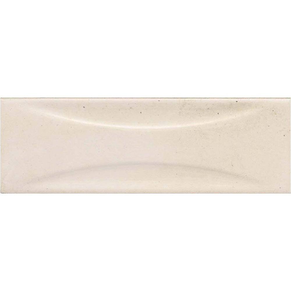 Apollo Tile Antiek White2.58 in. x 7.9 in. Glossy Ceramic Subway Deco ...