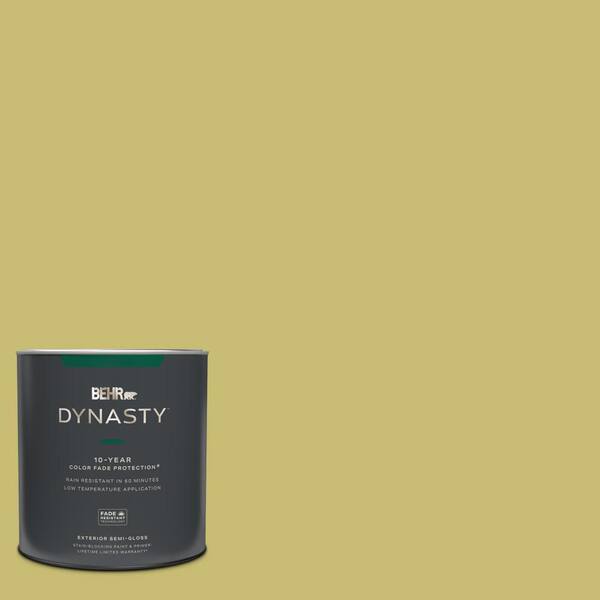 BEHR DYNASTY 1 qt. #HDC-SP16-02 Pistachio Shortbread Semi-Gloss Enamel ...