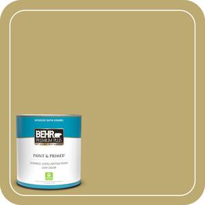 BEHR ULTRA 1 qt. #370F-5 Coriander Seed Semi-Gloss Enamel Exterior ...