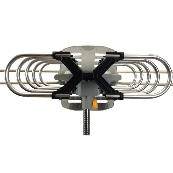 BoostWaves Amplified Outdoor Remote Controlled HDTV Antenna UHF VHF FM ...