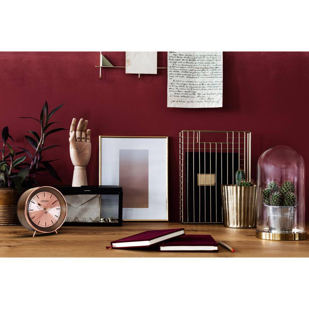 CITIZEN Mid-Century Look Desk Clock with Bluetooth CC3004 - The Home Depot