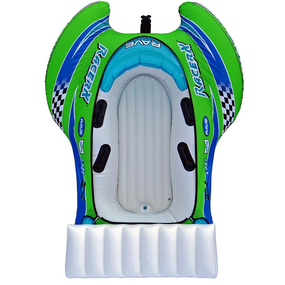 RAVE Sports RacerX 78 in. x 59 in. Inflatable Boat Towable 02650 - The ...