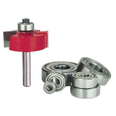 DIABLO 1/2 in. Rabbeting Bit and Bearing Set DR32522