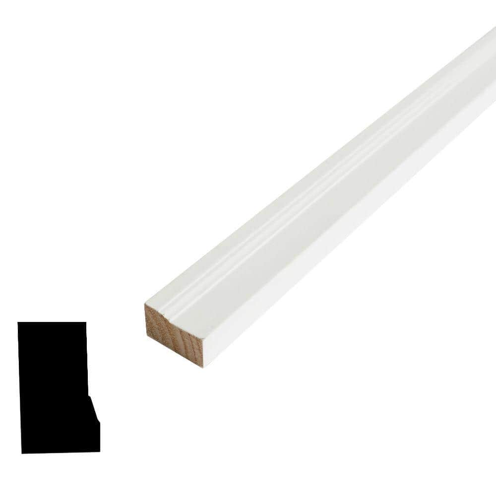 WM180 1-1/4 in. x 2 in. x 84 in. Primed Finger-Jointed Pine Brick ...