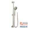 MOEN 4-Spray Eco-Performance Handheld Hand Shower with Slide Bar in ...