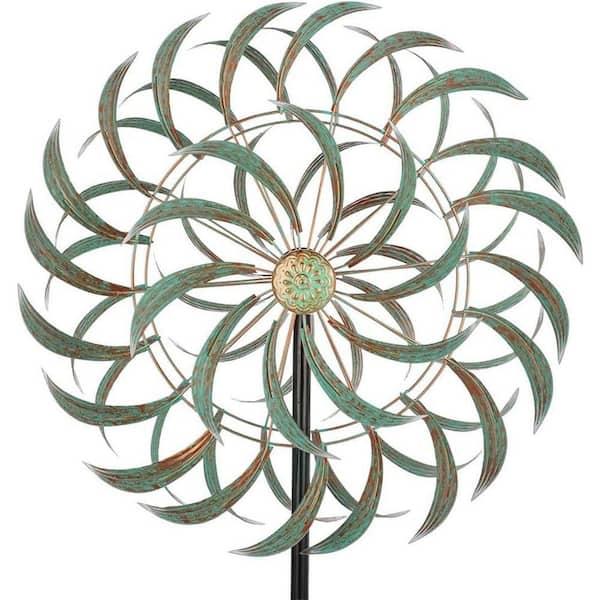 Green Double Wind Spinners YNLIN131 - The Home Depot