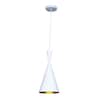 Bromi Design Berkley 1-Light White and Gold Pendant B6003WG - The Home ...