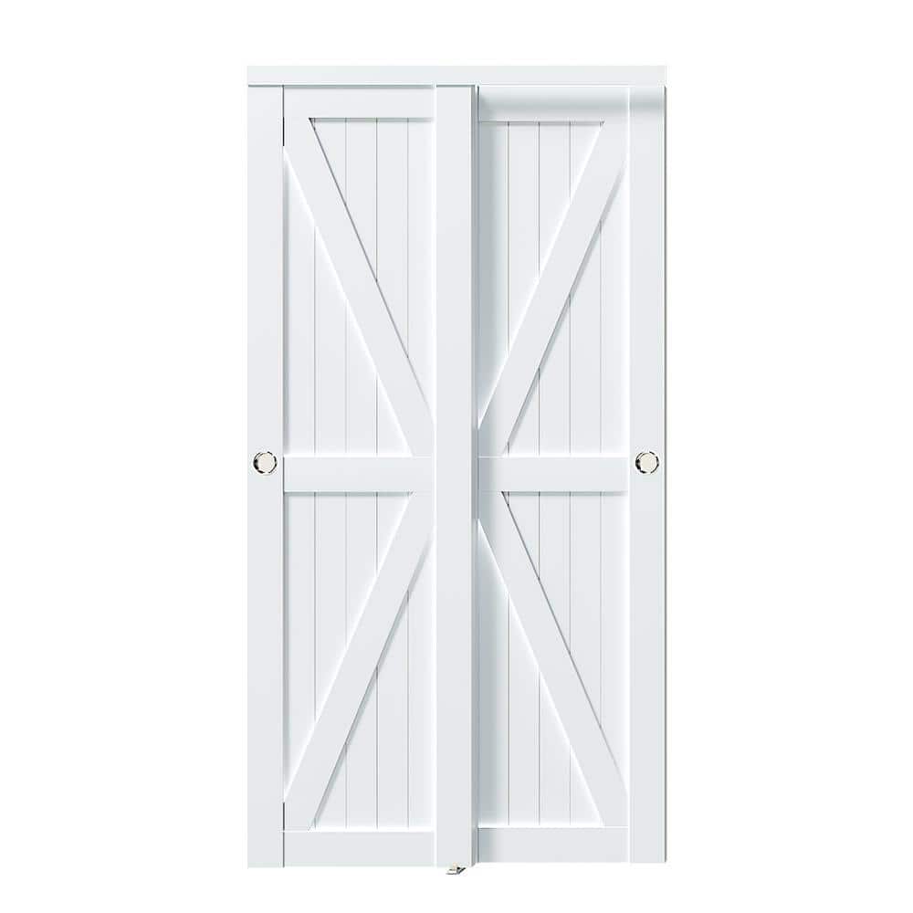 Have a question about TENONER 48 in. x 80 in. Solid Core, White MDF ...