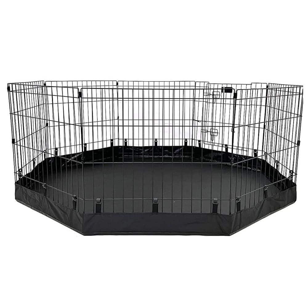 KIWDZFU Pet Playpen Bottom Pad for 24 Inch 8 Panels Octagon Metal ...