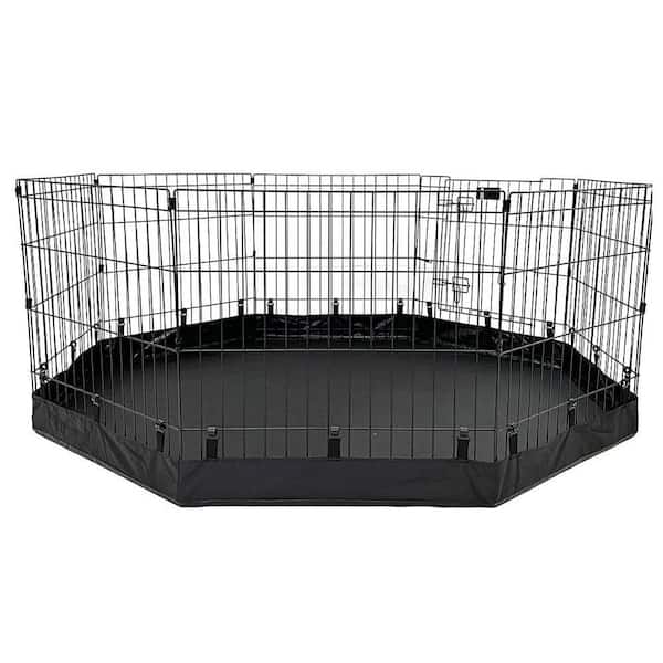 KIWDZFU Pet Playpen Bottom Pad for 24 Inch 8 Panels Octagon Metal ...
