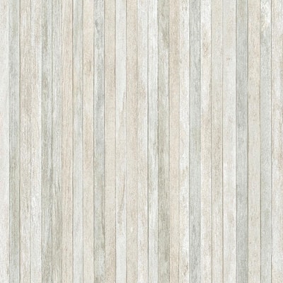Norwall Beachwood Vinyl Pre-Pasted Washable Wallpaper Roll (Covers 55 ...