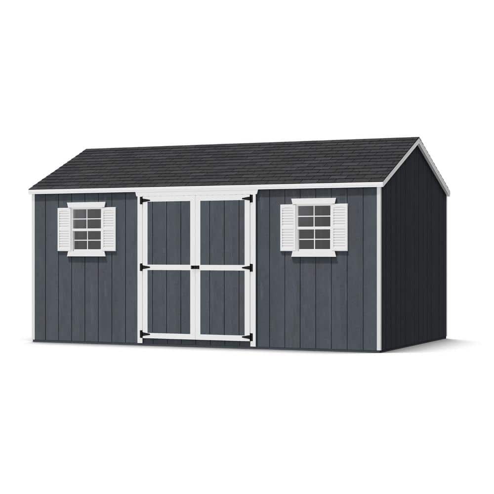 Little Cottage Co. Value Workshop 10 ft. x 16 ft. Outdoor Wood Storage ...