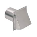 Zephyr Duct Round Exhaust Cap with Damper and Bird Screen for Range ...