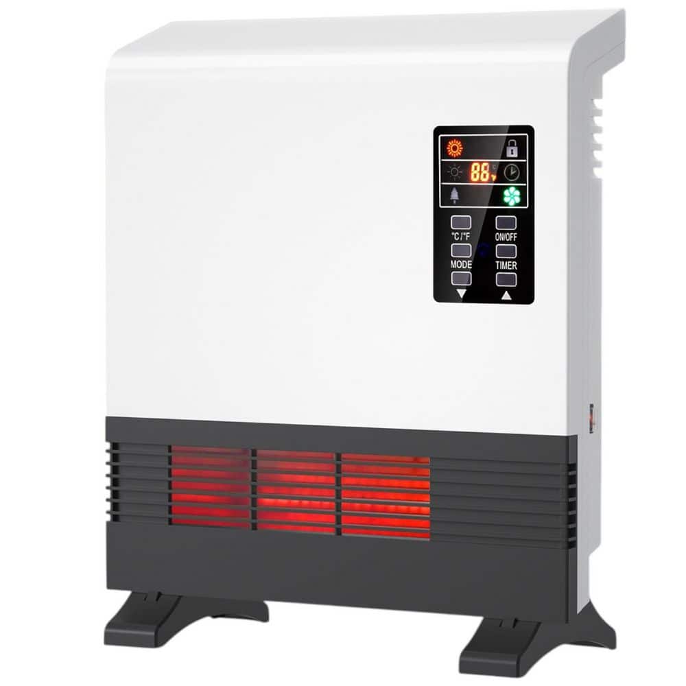 AIRO COMFORT 1500W Electric Radiant Infrared Space Heater Wall-Mounted ...